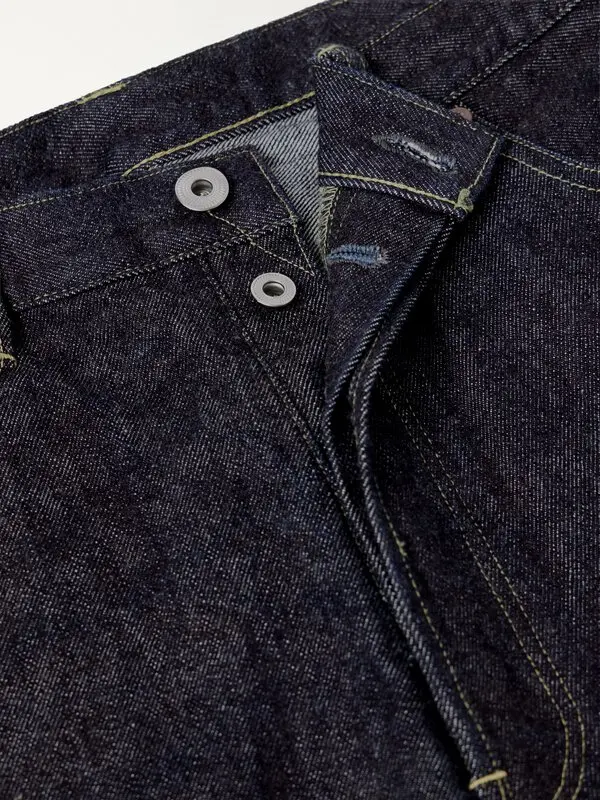 A.PRESSE Tapered Indigo Denim Jeans