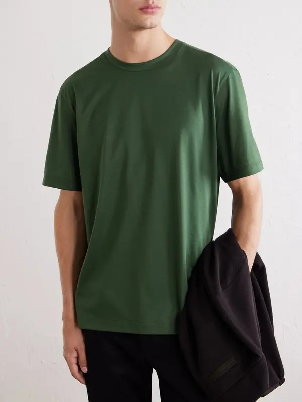 Zegna Cotton-jersey T-shirt