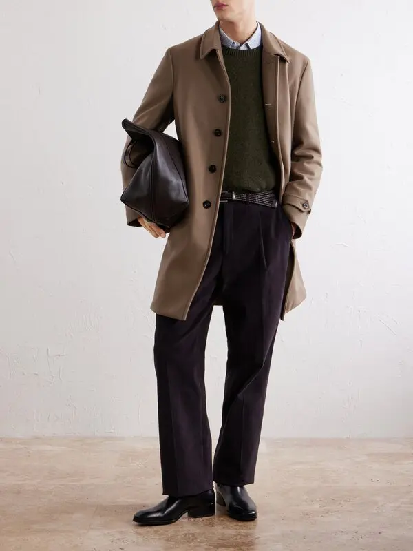 Boglioli Wool-blend Felt Coat