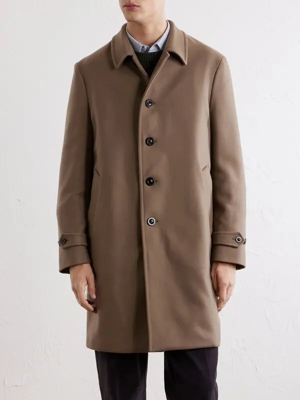 Boglioli Wool-blend Felt Coat