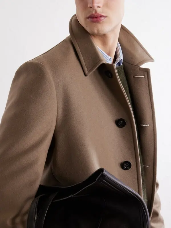 Boglioli Wool-blend Felt Coat
