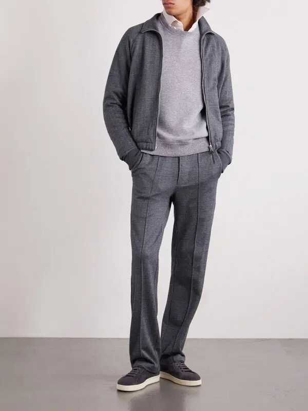 TOM FORD Herringbone Zip-up Jacket