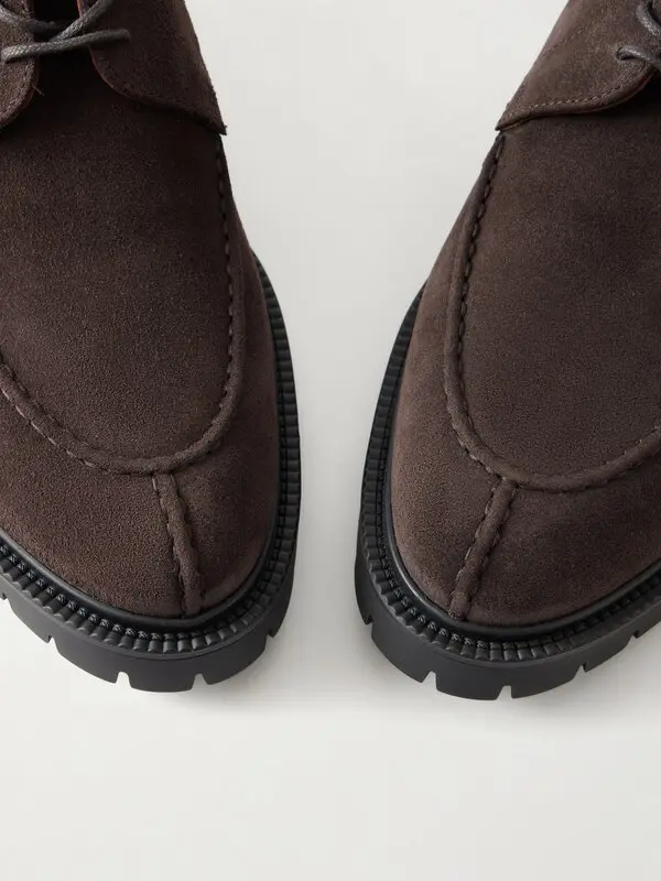 Thom Browne Suede Derby Shoes