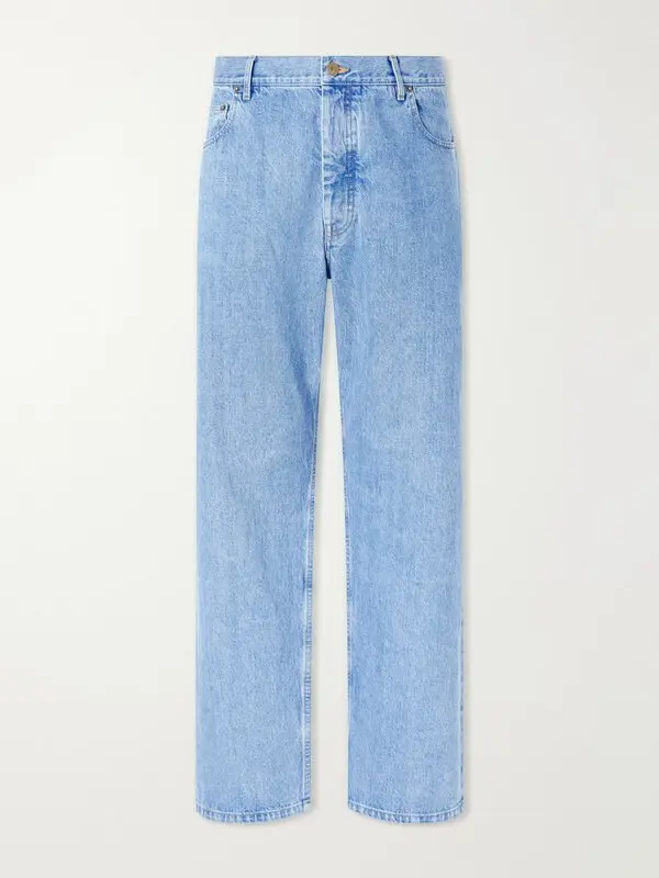 Thom Browne Cinch-back Wide-leg Jeans
