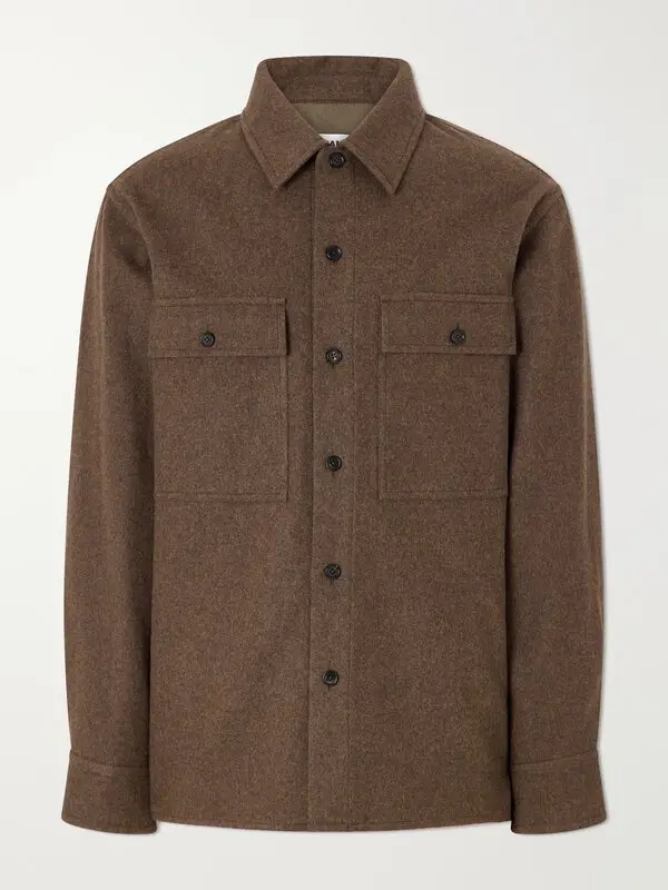 JIL SANDER Virgin Wool Overshirt