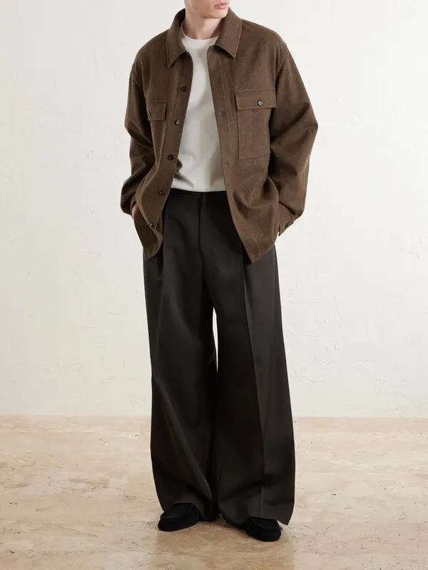 JIL SANDER Virgin Wool Overshirt