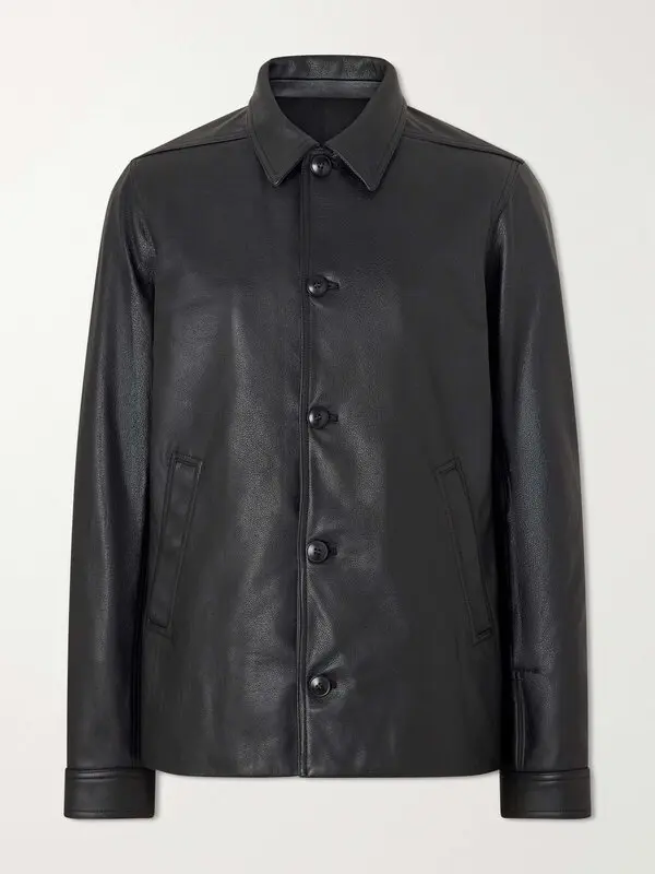 Rick Owens Brad Leather Jacket