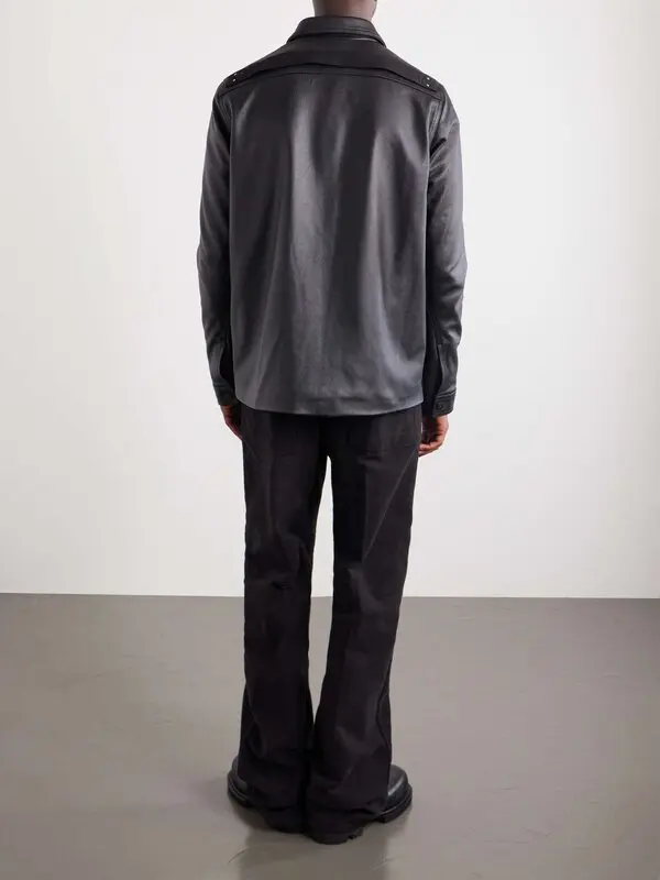 Rick Owens Brad Leather Jacket
