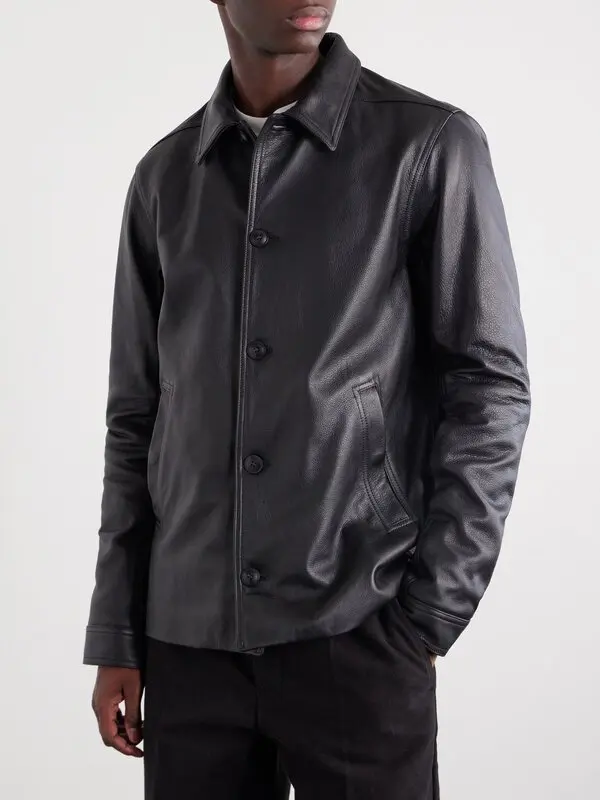 Rick Owens Brad Leather Jacket