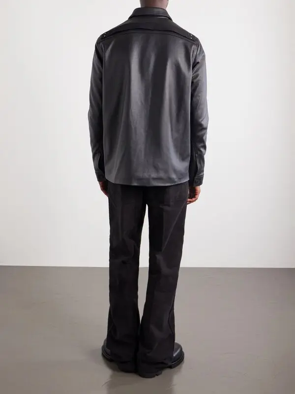 Rick Owens Brad Leather Jacket