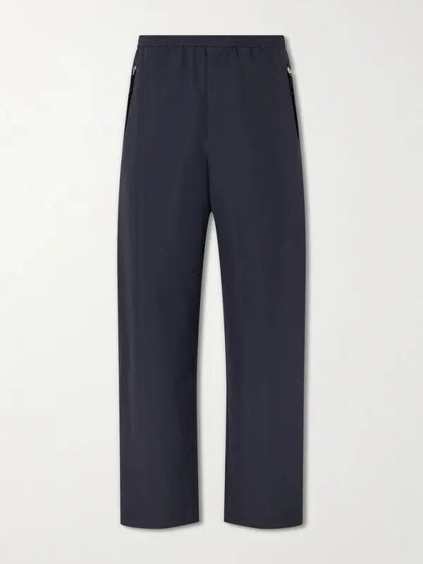 JIL SANDER Straight-leg Shell Trousers - Black