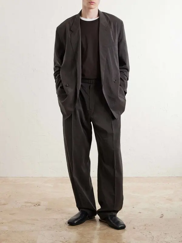 LEMAIRE Straight-leg Silk-blend Suit Trousers