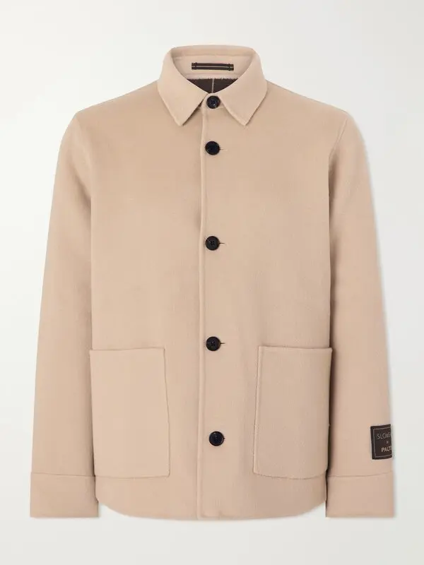 SLOWEAR Felted Wool-blend Blouson Jacket