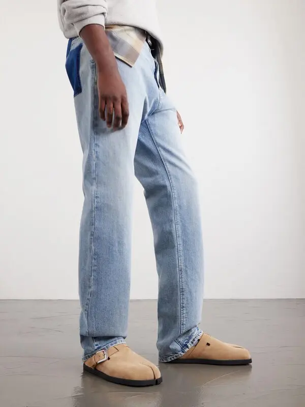 MAISON MARGIELA Tabi Daily Split-toe Suede Clogs - Neutrals