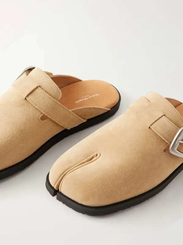 MAISON MARGIELA Tabi Daily Split-toe Suede Clogs