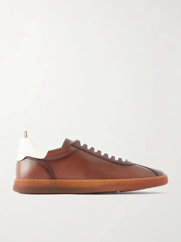Officine Creative Ginnasio 003 Leather Sneakers - Brown