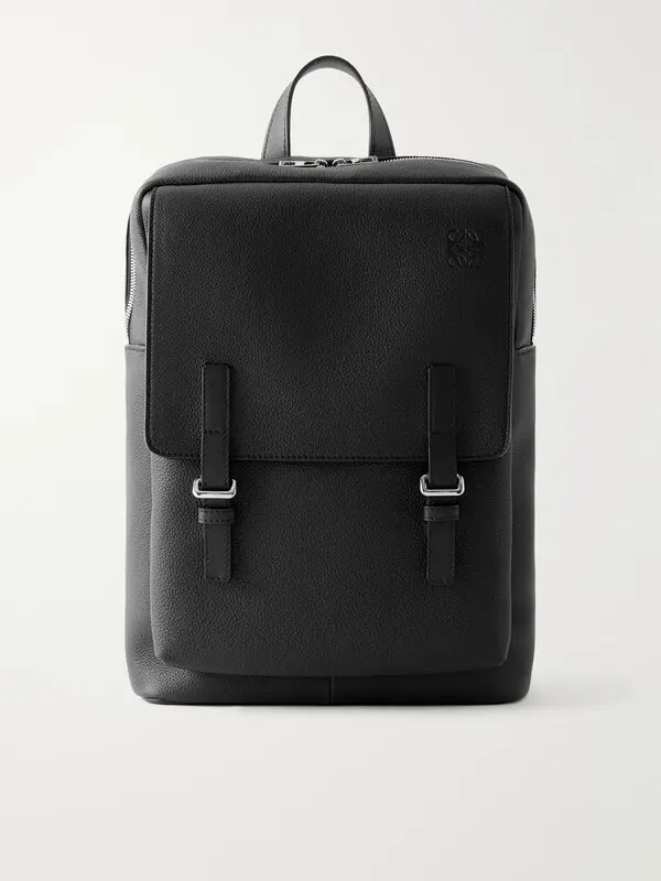 Loewe Leather Military Backpack
