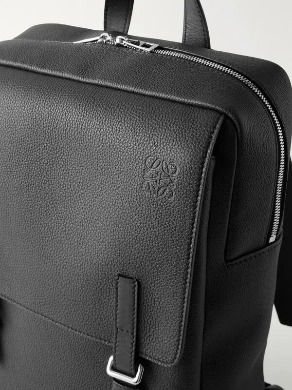 Loewe Leather Military Backpack