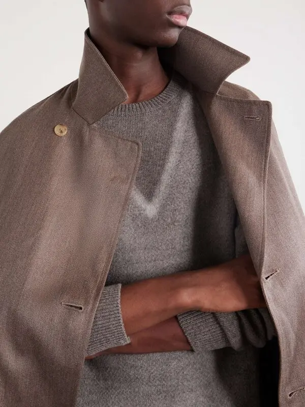 MAISON MARGIELA Fused Brushed Virgin Wool Sweater