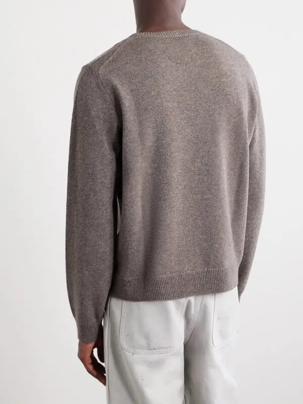 MAISON MARGIELA Fused Brushed Virgin Wool Sweater
