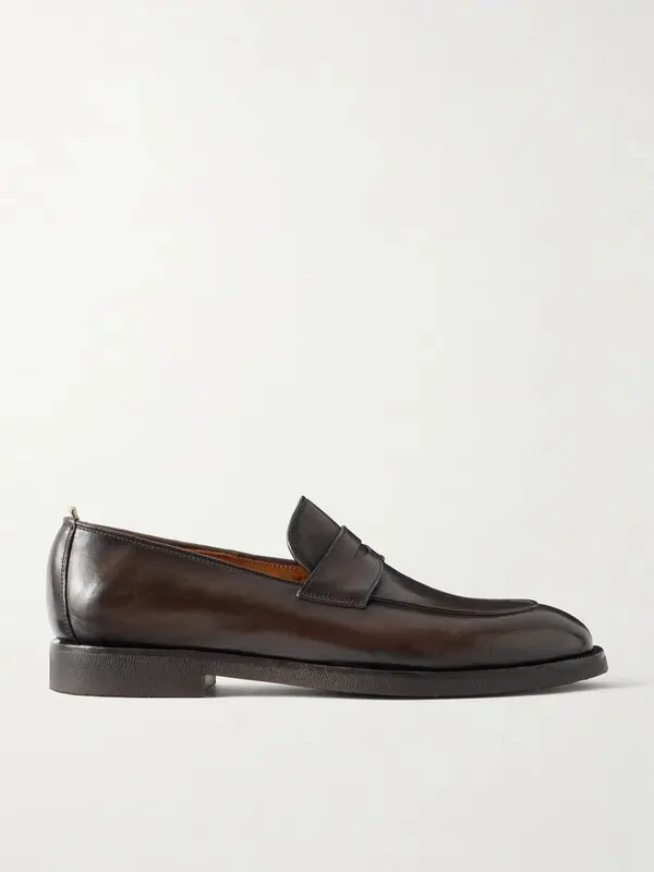 Officine Creative Opera Flexi 101 Leather Loafers - Brown