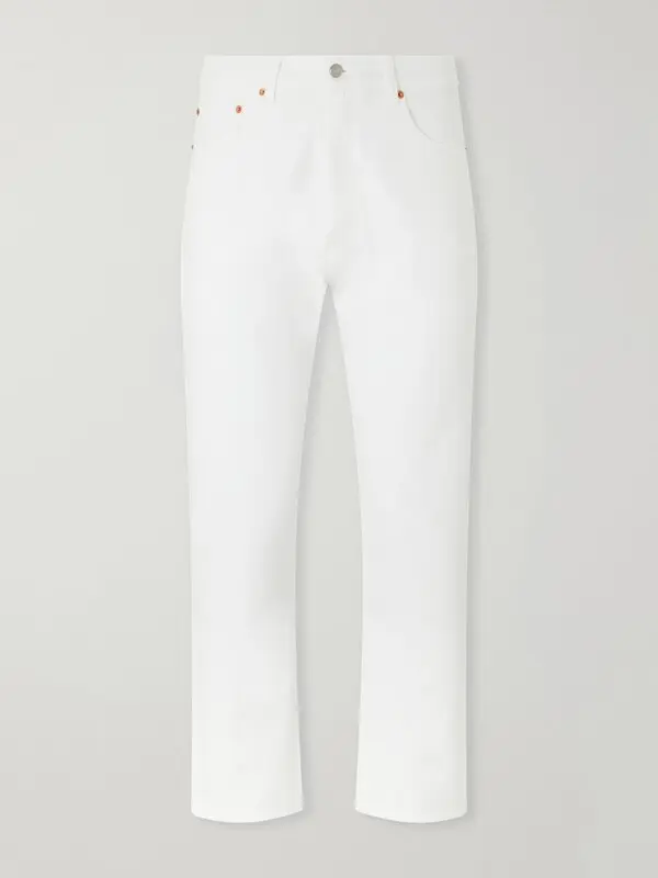 GHIAIA Straight-leg Jeans - White