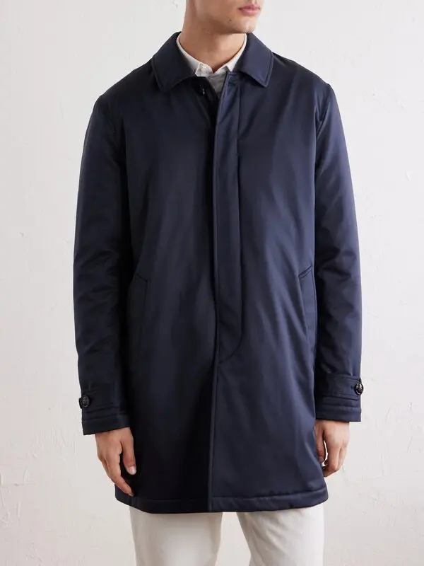 Kiton Reversible Padded Twill Jacket