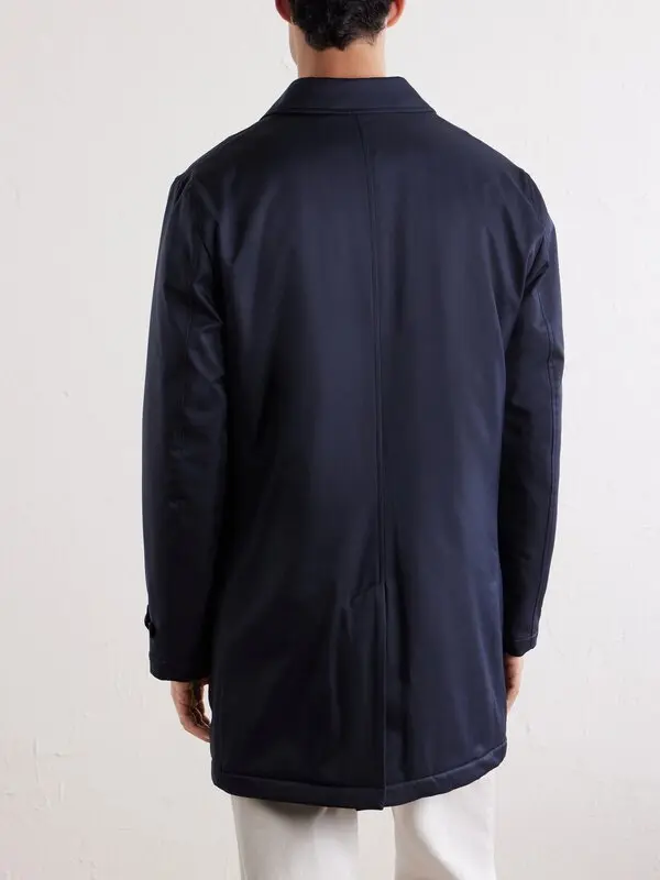 Kiton Reversible Padded Twill Jacket