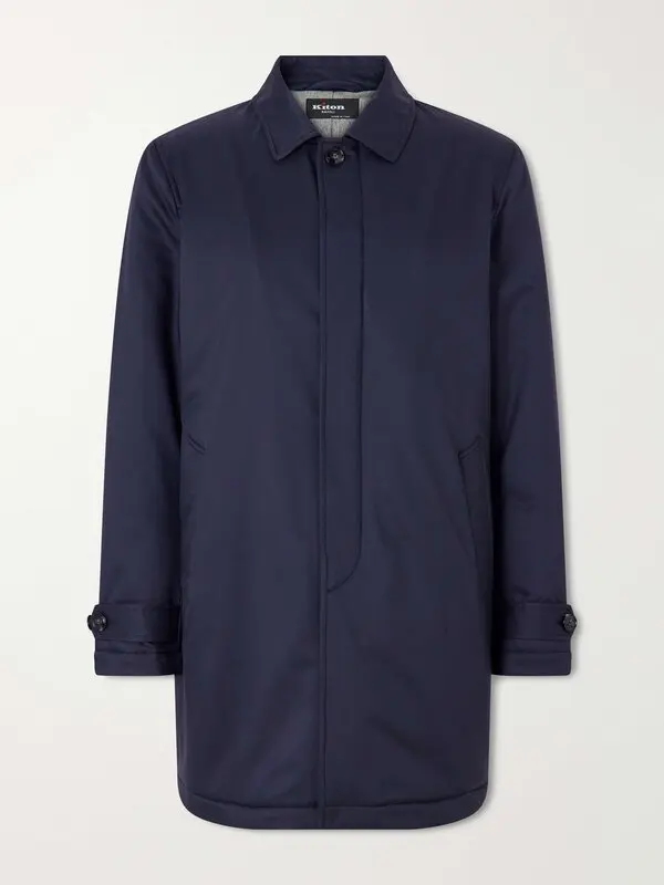 Kiton Reversible Padded Twill Jacket