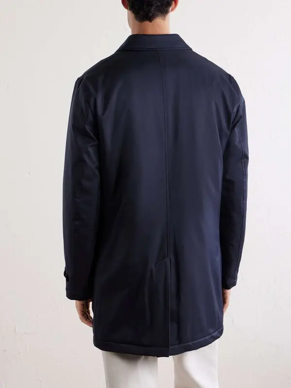 Kiton Reversible Padded Twill Jacket