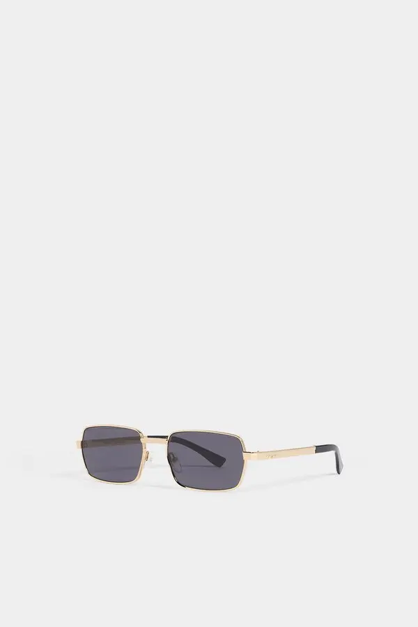 Dsquared2 Gold Hype Rectangle Sunglasses