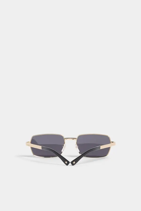Dsquared2 Gold Hype Rectangle Sunglasses