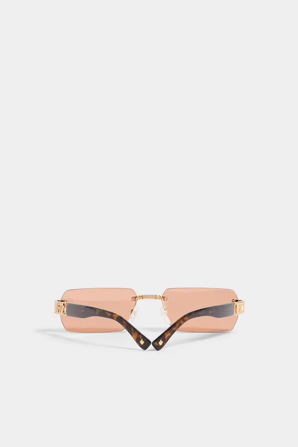 Dsquared2 Rimless Rectangle Sunglasses