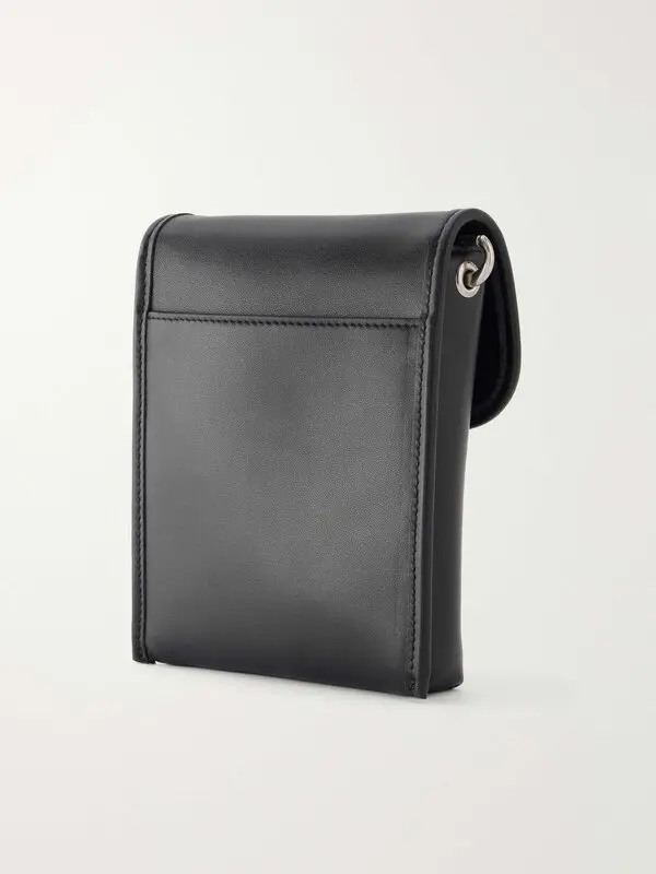 Celine Triomphe Embellished Leather Pouch