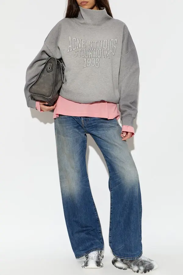 Acne Studios Sweatshirt With A Stand-up Collar