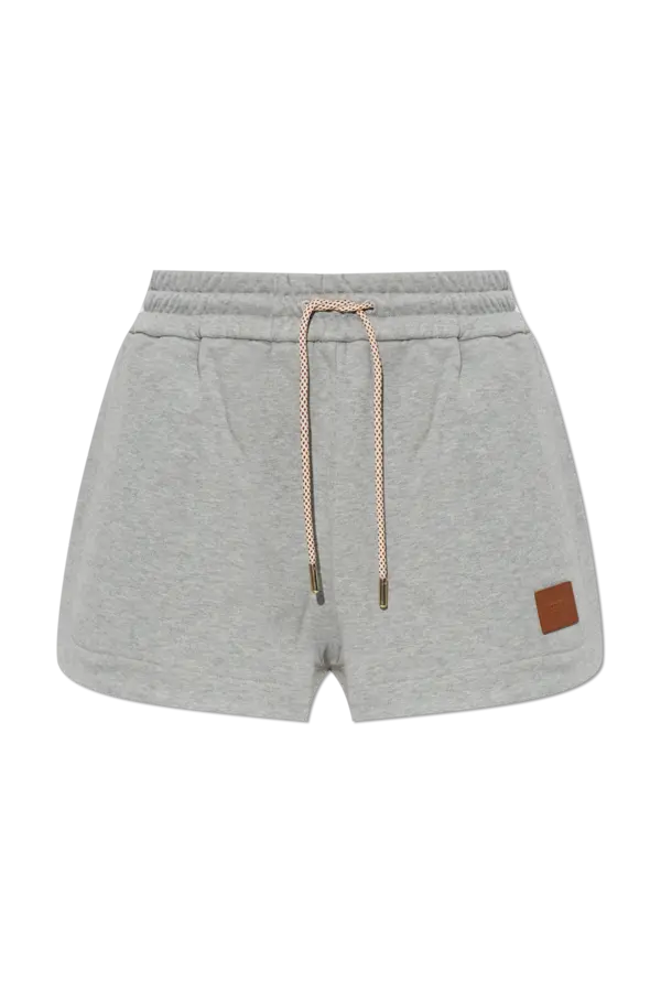 Fendi Logo Shorts - Grey
