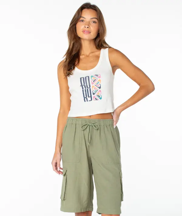 Roxy Oceanview Scoop Baby Rib Tank