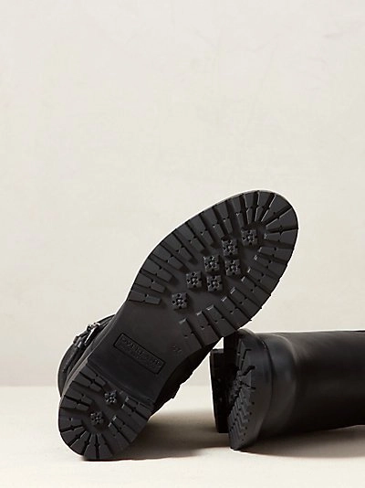 BOS & CO Illana Shearling-lined Water-resistant Leather Boots - Black 2