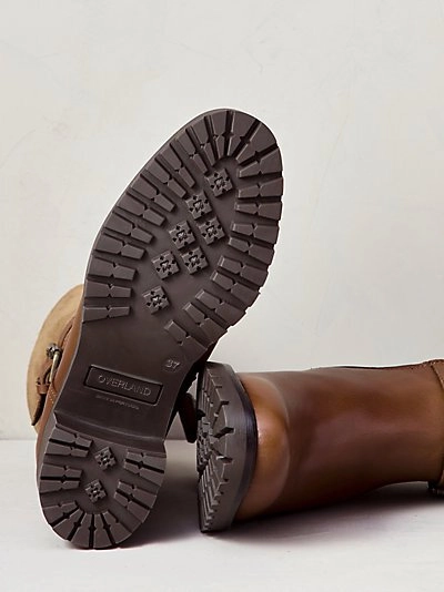 BOS & CO S Illana Shearling-lined Water-resistant Leather Boots - Rich Tan