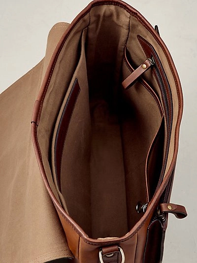 Overland Fairfield Leather Messenger Bag