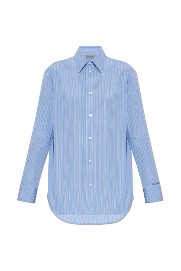 Balenciaga Striped Shirt - Blue