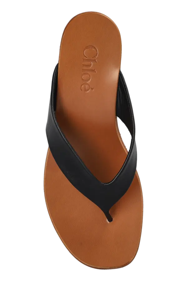 Chloé Wedge Heel Slides