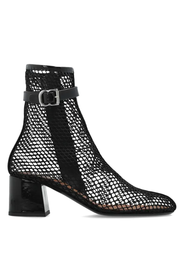 Alaïa Heeled Ankle Boots - Black