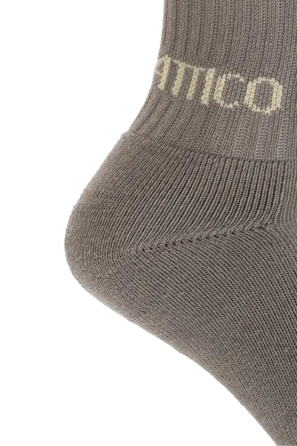 Attico Cotton Socks With Logo