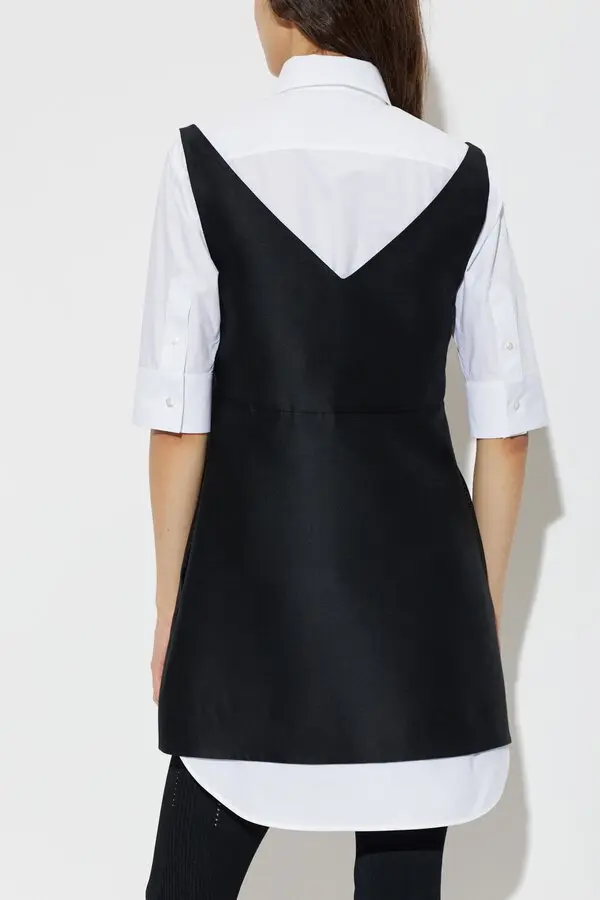 Balenciaga Dress With Combined Fabrics