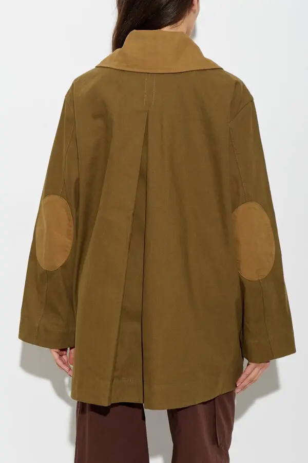 GANNI Cotton Jacket With Pocket