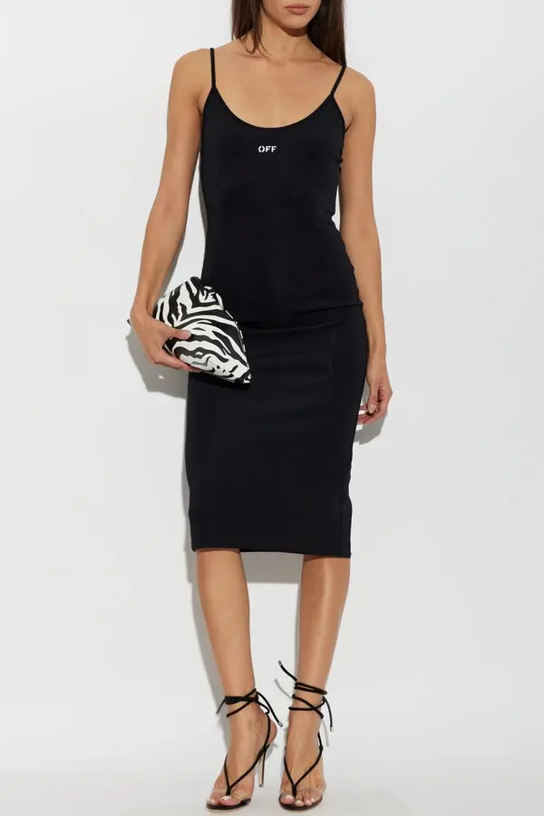 Off-White Strappy Dress