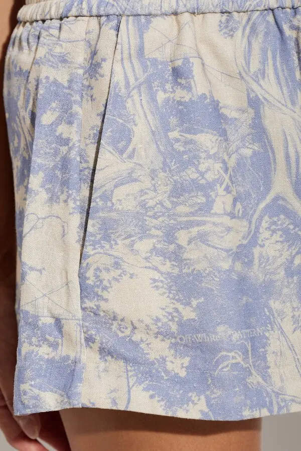Off-White Printed Shorts