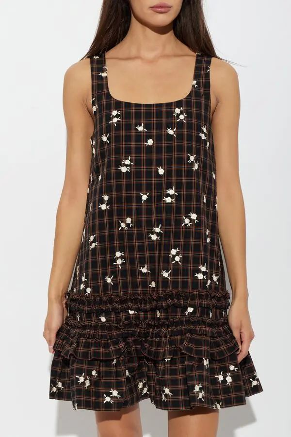 GANNI Dress With Floral Motif
