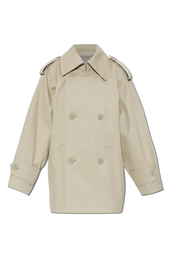 Balenciaga Double-breasted Trench Coat - Beige